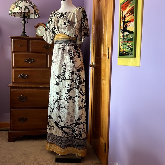 Suzi Chin for Maggy Boutique | Dresses | Suzi Chin Empire Waist Long ...